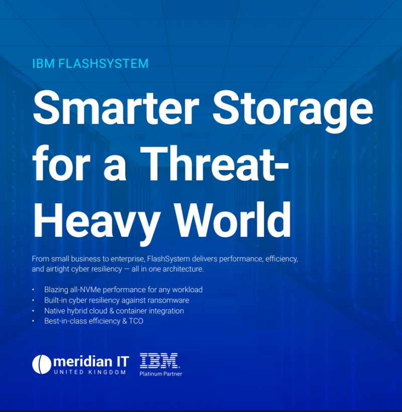 Smarter Storage for a Threat Heavy World - Meridian IT - Global Managed ...